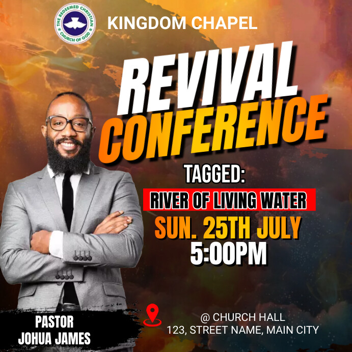 Plantilla de CHURCH CONFERENCE | PosterMyWall