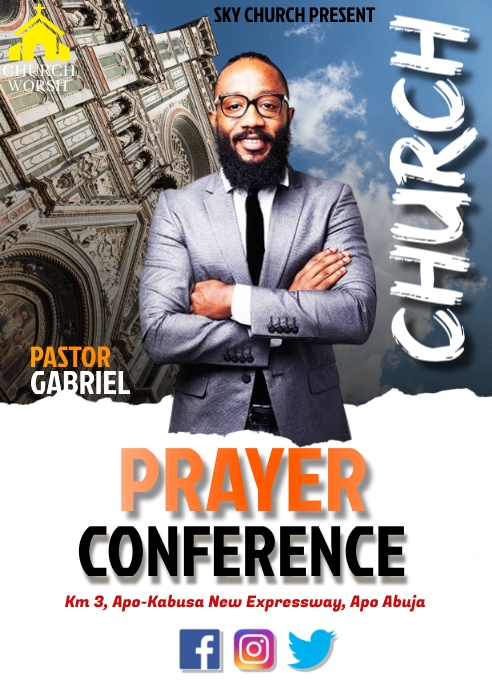 Church conference Template | PosterMyWall