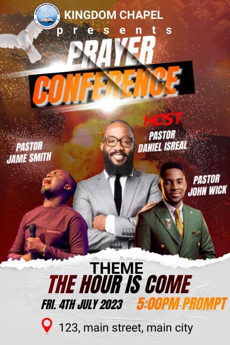 CHURCH CONFERENCE Template | PosterMyWall