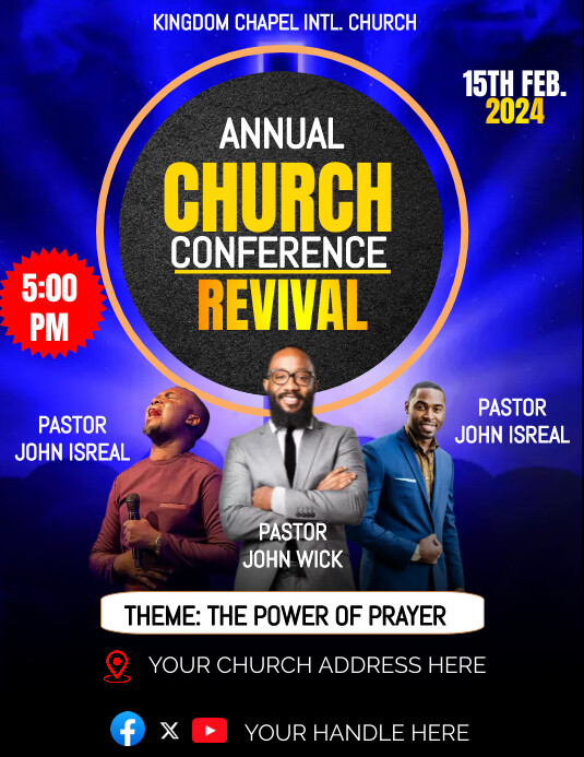 Copy of CHURCH CONFERENCE | PosterMyWall