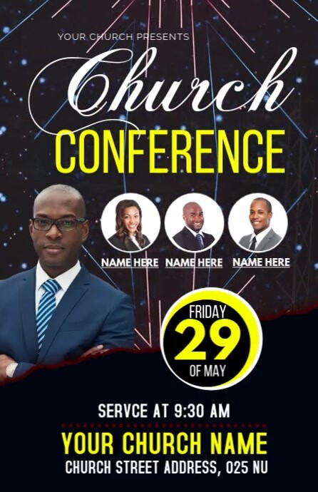 Church Conference Template | PosterMyWall