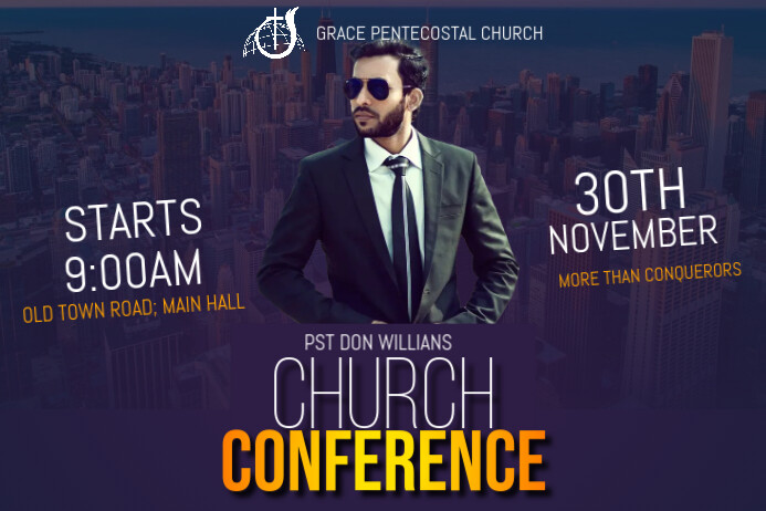 Church conference Template | PosterMyWall