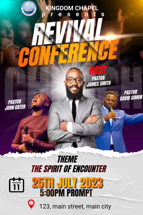 CHURCH CONFERENCE Template | PosterMyWall