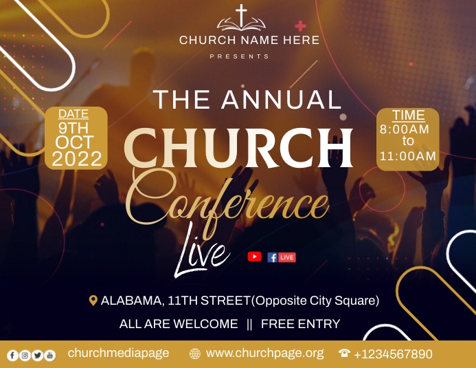 Church Conference Template | PosterMyWall