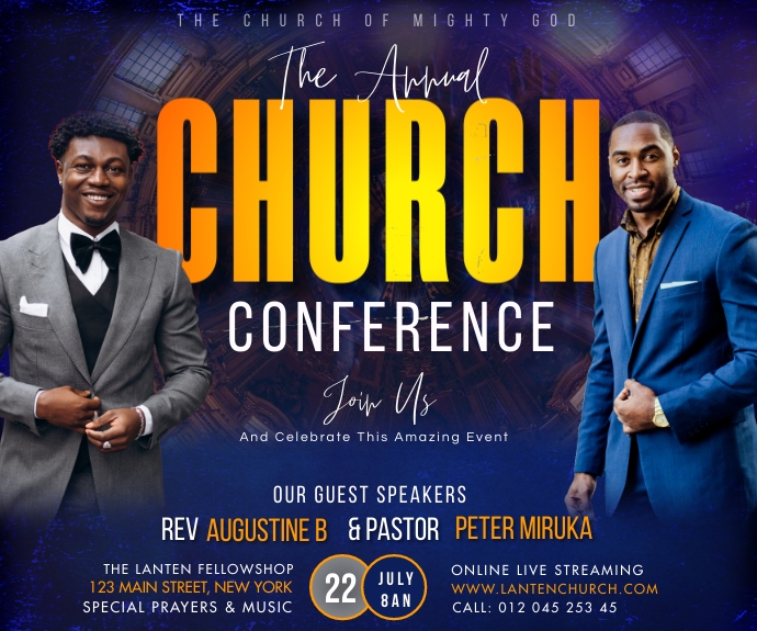 Church Conference Template | PosterMyWall