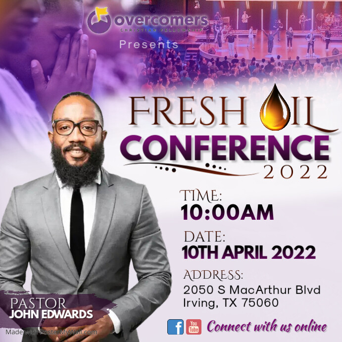 Church conference Template | PosterMyWall