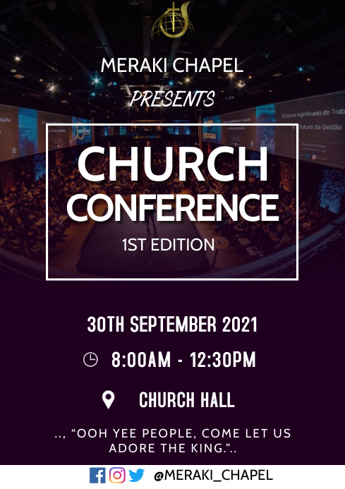 Church conference Template | PosterMyWall