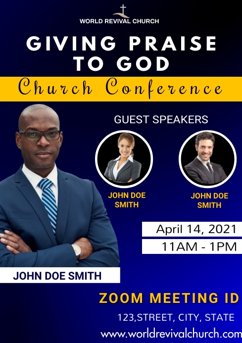 Church Conference Template | PosterMyWall