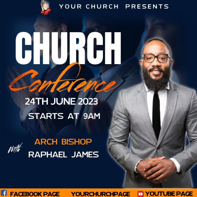 church conference Template | PosterMyWall