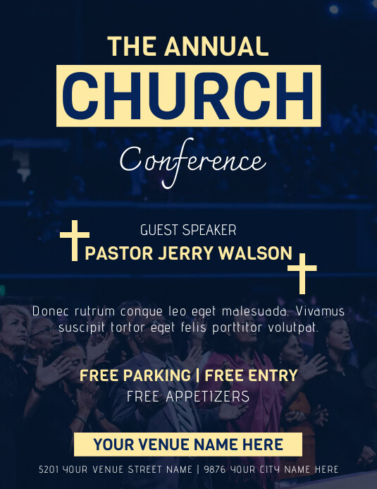 CHURCH CONFERENCE Template | PosterMyWall