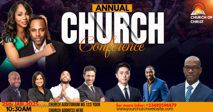 CHURCH CONFERENCE Template | PosterMyWall