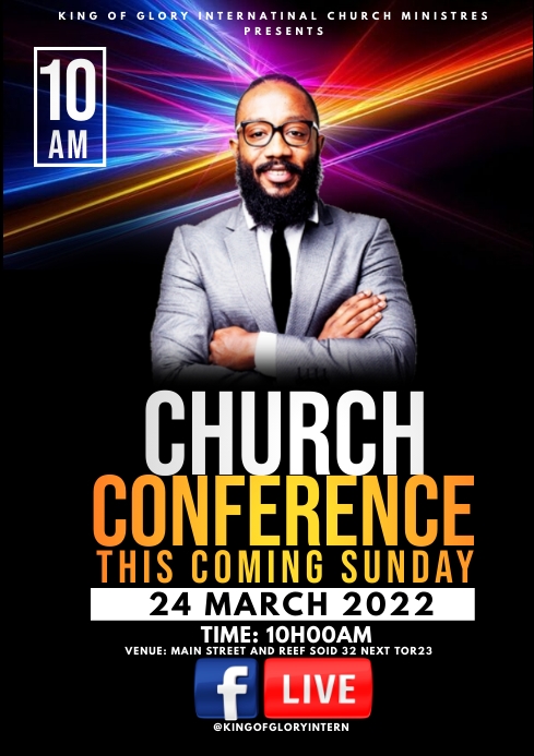 Copy of church conference | PosterMyWall
