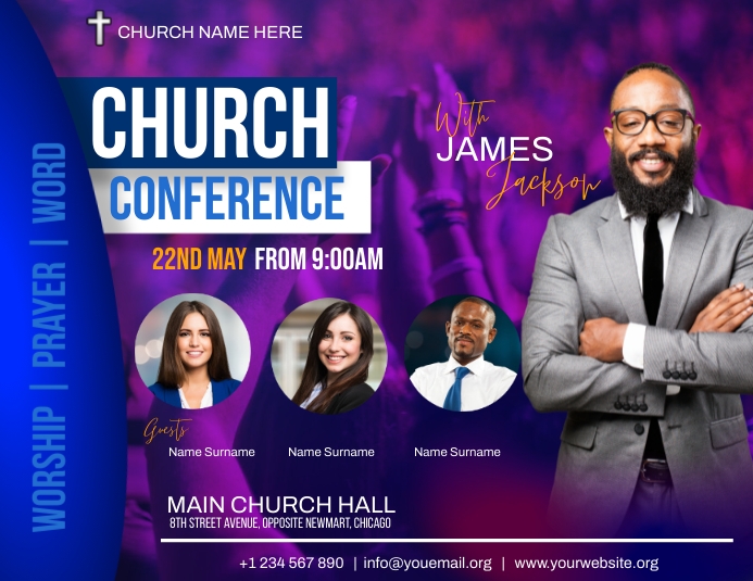 Copy of church conference | PosterMyWall