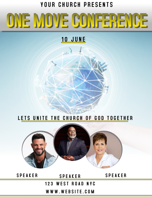 Church Conference Template | PosterMyWall