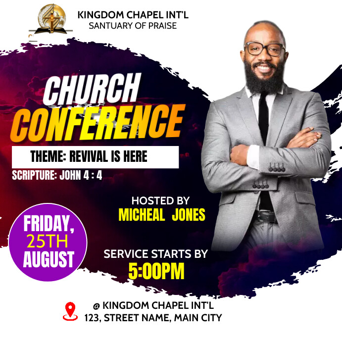 Copy of Church conference | PosterMyWall