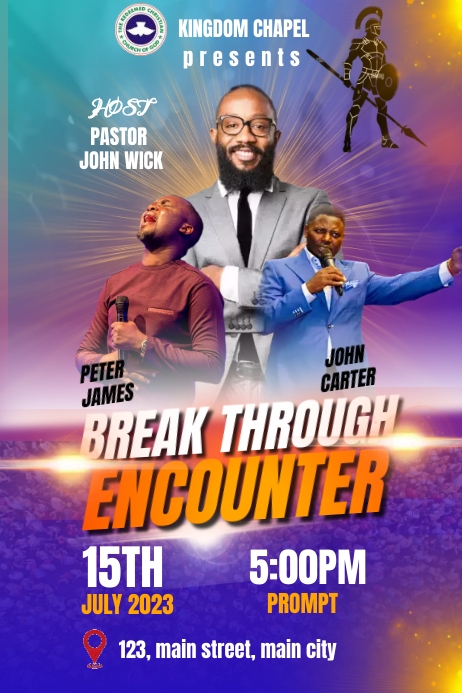 CHURCH CONFERENCE Template | PosterMyWall