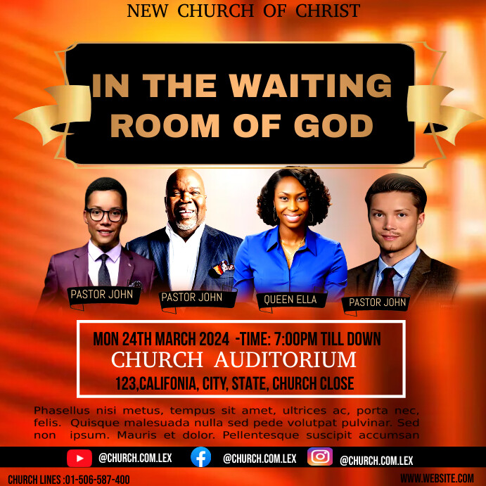 Church conference design template | PosterMyWall