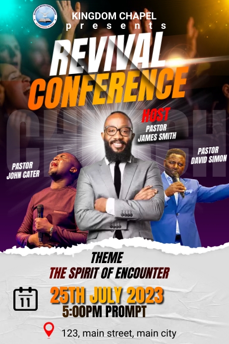 CHURCH CONFERENCE Template | PosterMyWall
