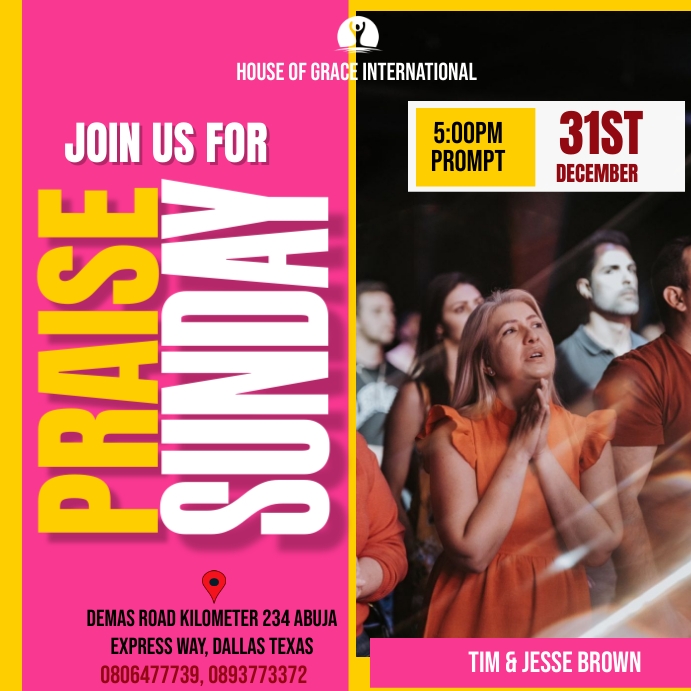 church conference Template | PosterMyWall