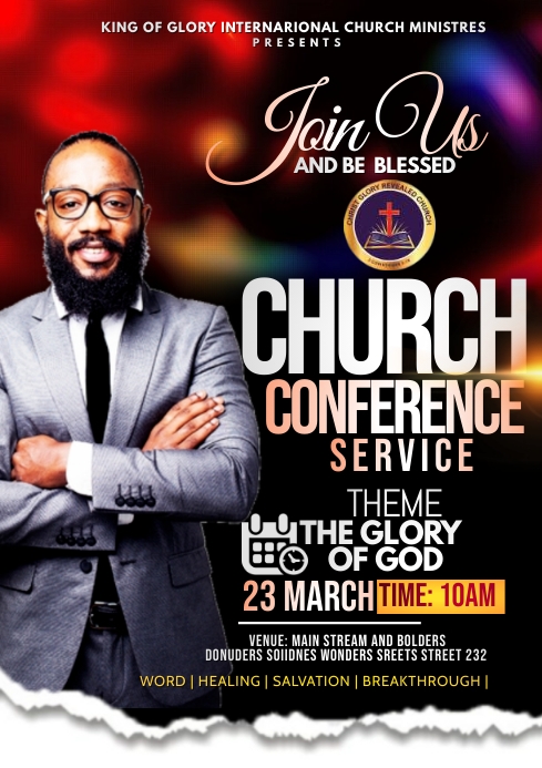 church conference Template | PosterMyWall