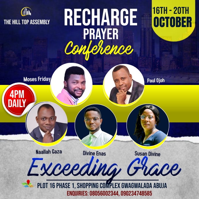 Church conference Template | PosterMyWall