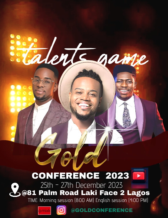 Church Conference Event Flyer Template | PosterMyWall