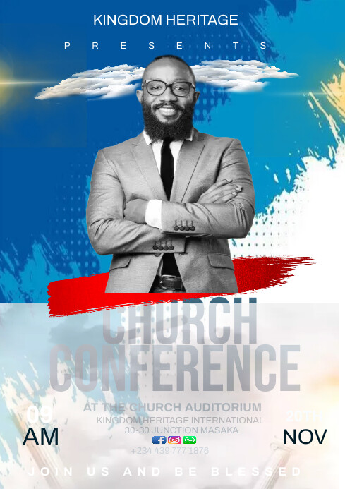 Copy of CHURCH CONFERENCE FLYER (1) | PosterMyWall
