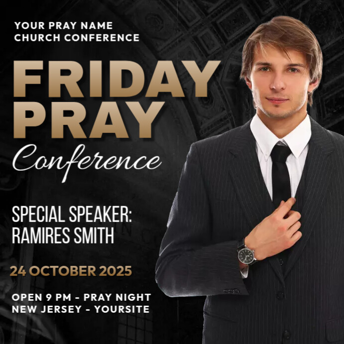 Church Conference Flyer Ads Template | PosterMyWall
