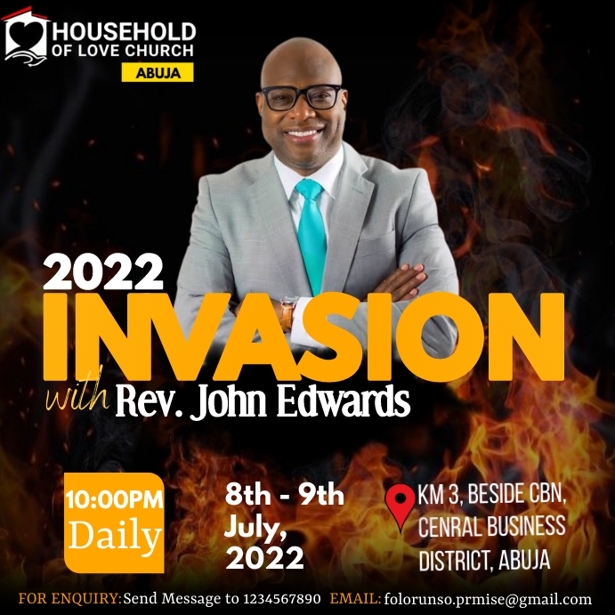 CHURCH CONFERENCE FLYER DESIGN TEMPLATE (10) | PosterMyWall