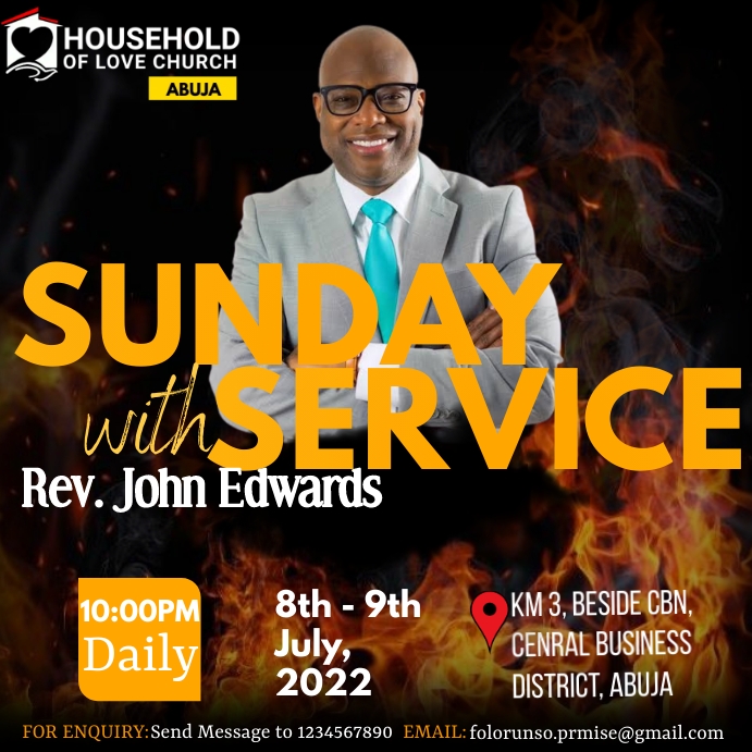CHURCH CONFERENCE FLYER DESIGN TEMPLATE (5) | PosterMyWall