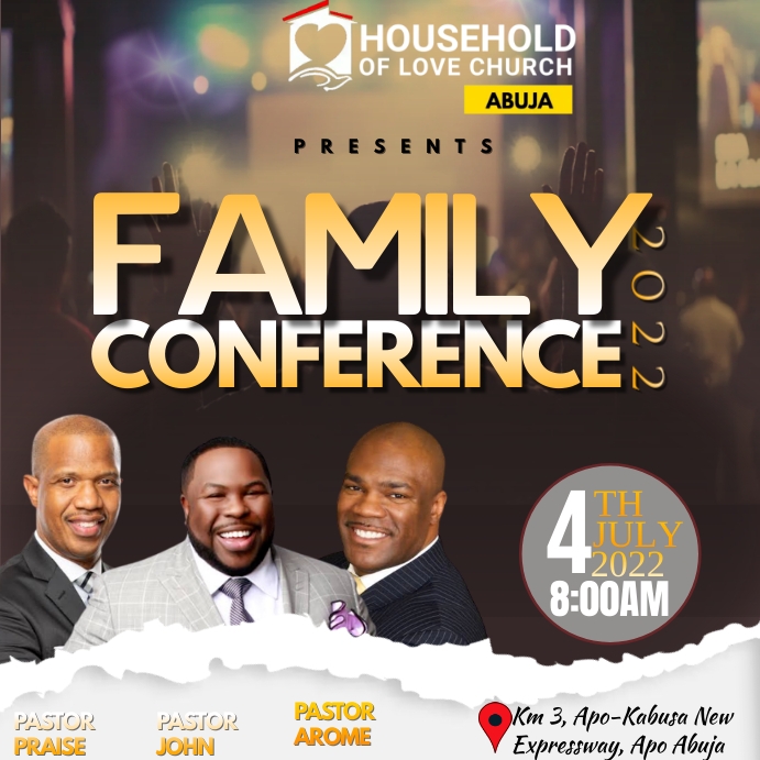 CHURCH CONFERENCE FLYER DESIGN TEMPLATE (7) | PosterMyWall