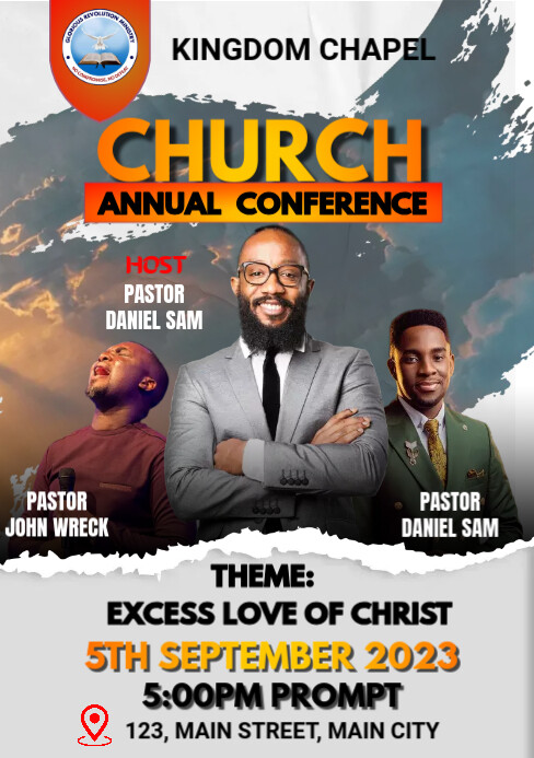 church conference flyer Template | PosterMyWall