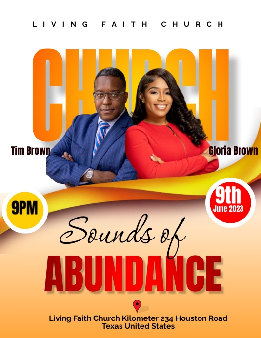 church conference flyer Template | PosterMyWall