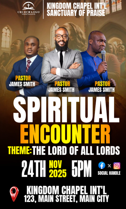 church conference flyer Template | PosterMyWall