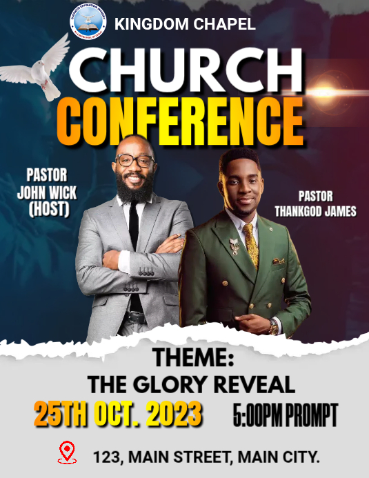 church conference flyer Template | PosterMyWall