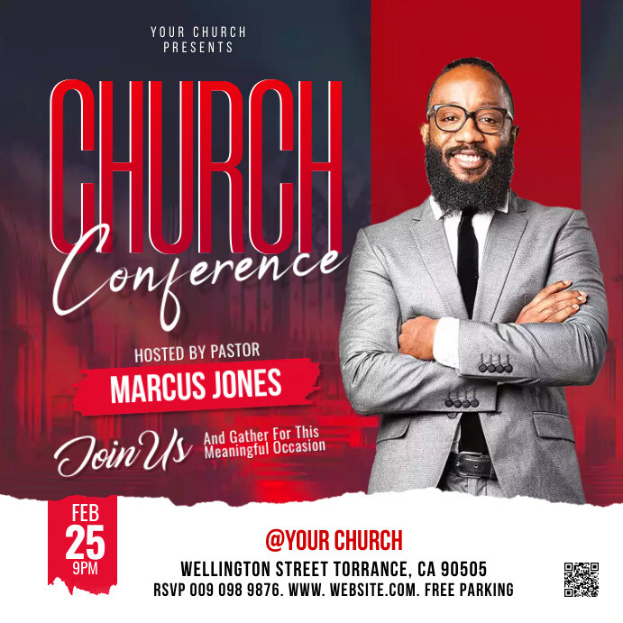 church conference flyer Template | PosterMyWall