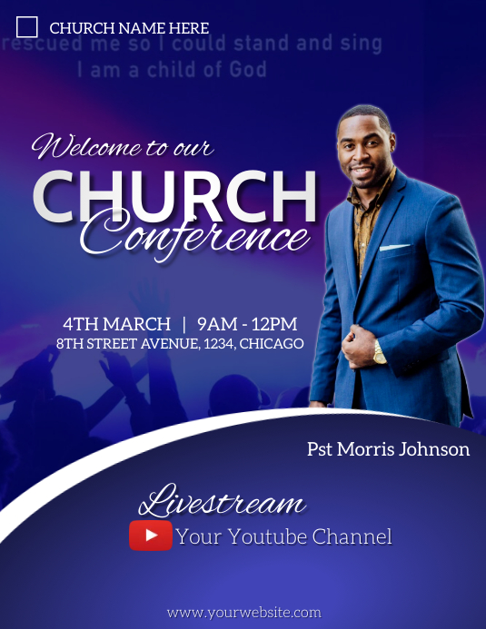 Copy of church conference flyer | PosterMyWall