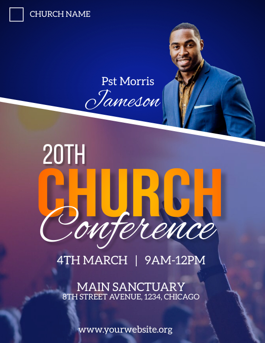 church conference flyer Template | PosterMyWall