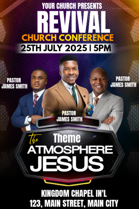 Plantilla de church conference flyer | PosterMyWall