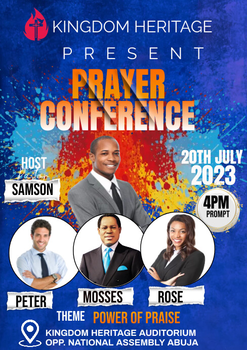 CHURCH CONFERENCE FLYER Template | PosterMyWall