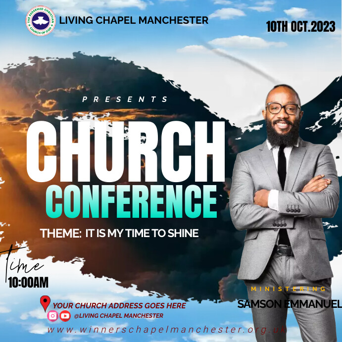 Copy of CHURCH CONFERENCE FLYER | PosterMyWall