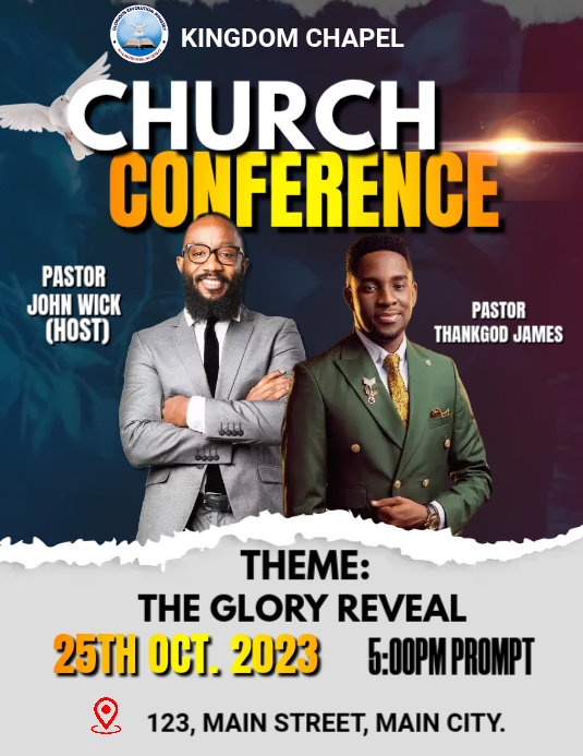 church conference flyer Template | PosterMyWall