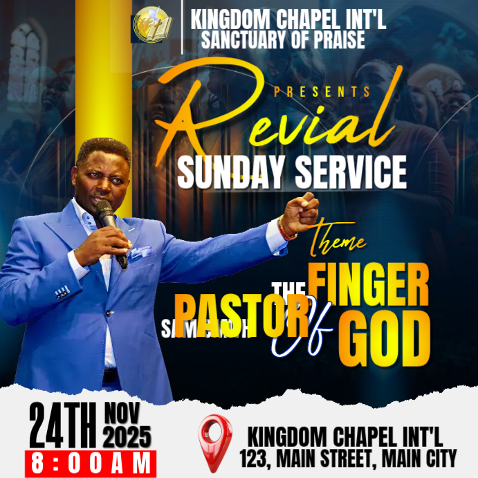 church conference flyer Template | PosterMyWall