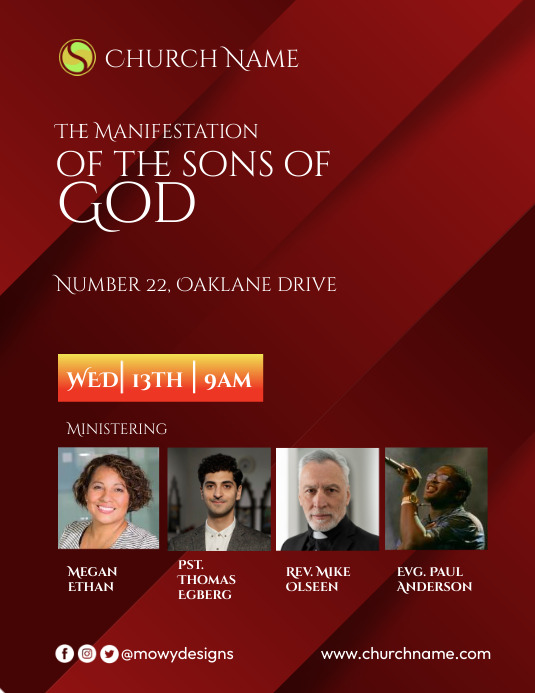 Church Conference Flyer Template | PosterMyWall