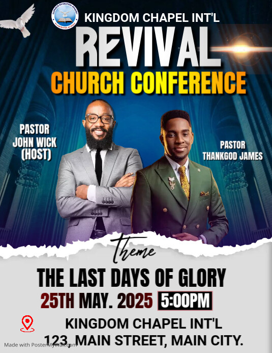 church conference flyer Template | PosterMyWall
