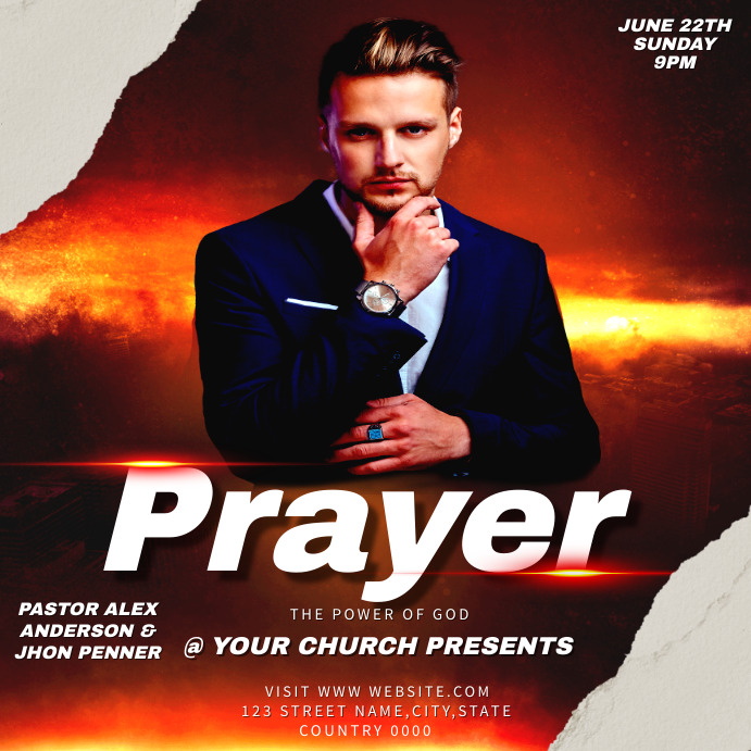 church conference flyer design Template | PosterMyWall