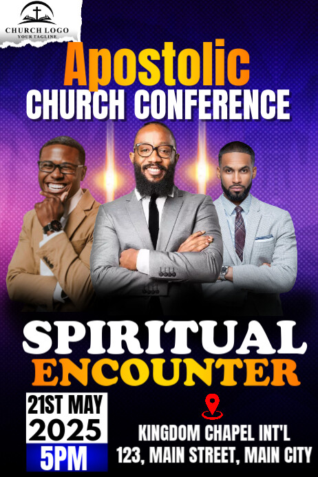 church conference flyer Template | PosterMyWall