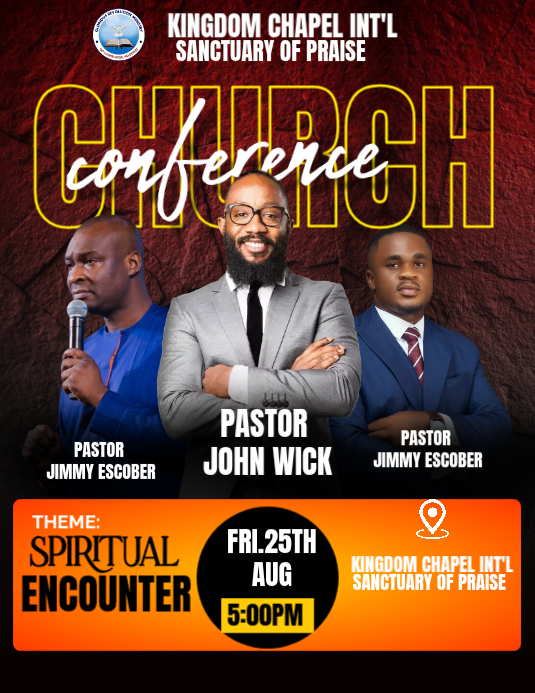 church conference flyer Template | PosterMyWall