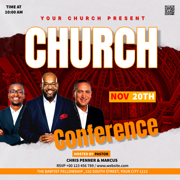 church conference flyer Template | PosterMyWall