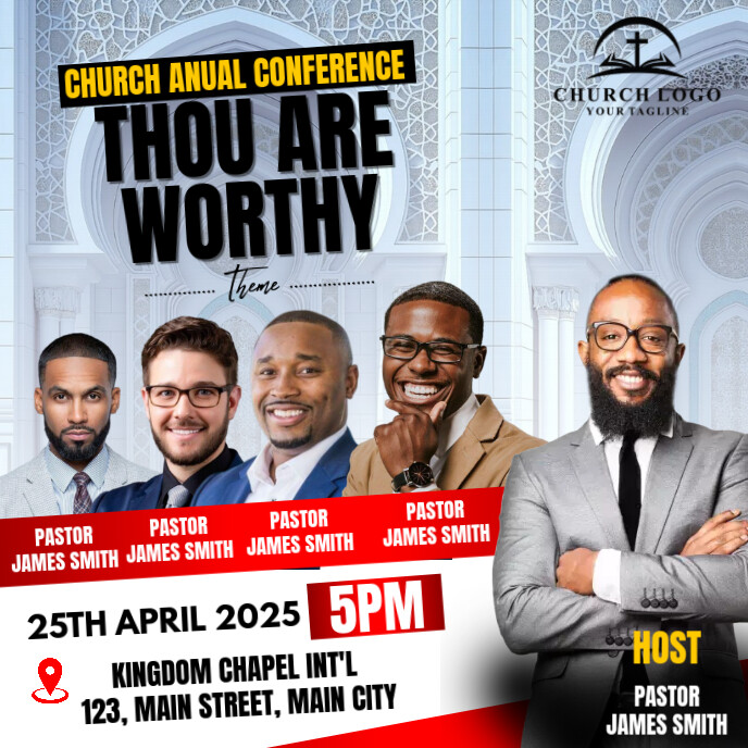 church conference flyer Template | PosterMyWall